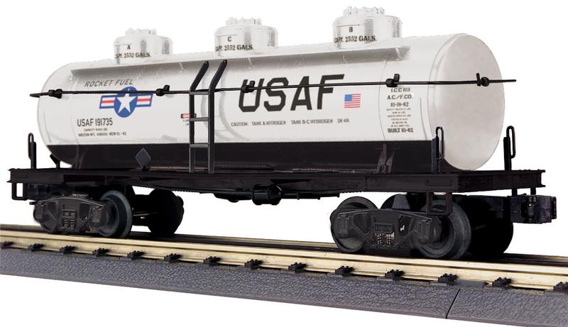 USAF Rocket Fuel 3-Dome Tank Car
